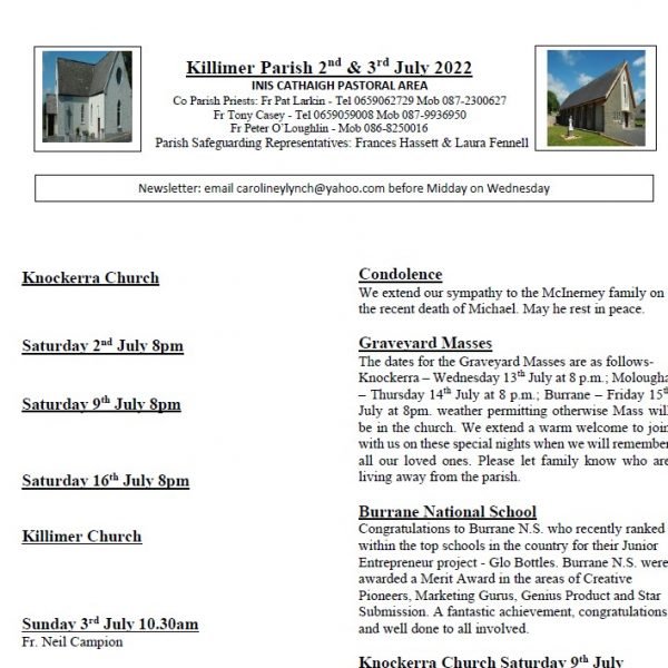 Live - Killimer Parish